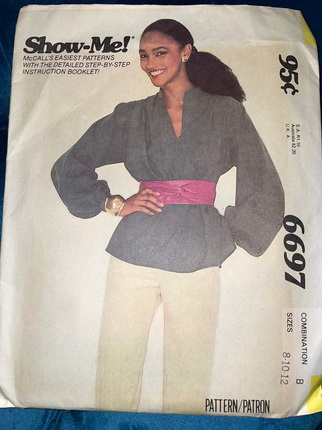 Vintage 1980s Mccall's "show-me!" 6697, Mccall's 7430 and Simplicity ...