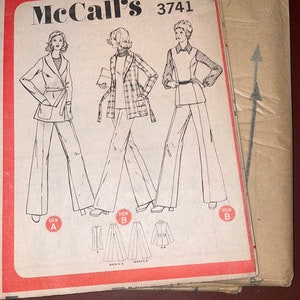 Vintage 1970s Uncut Sewing Patterns Including Mccall's 3741, Simplicity ...