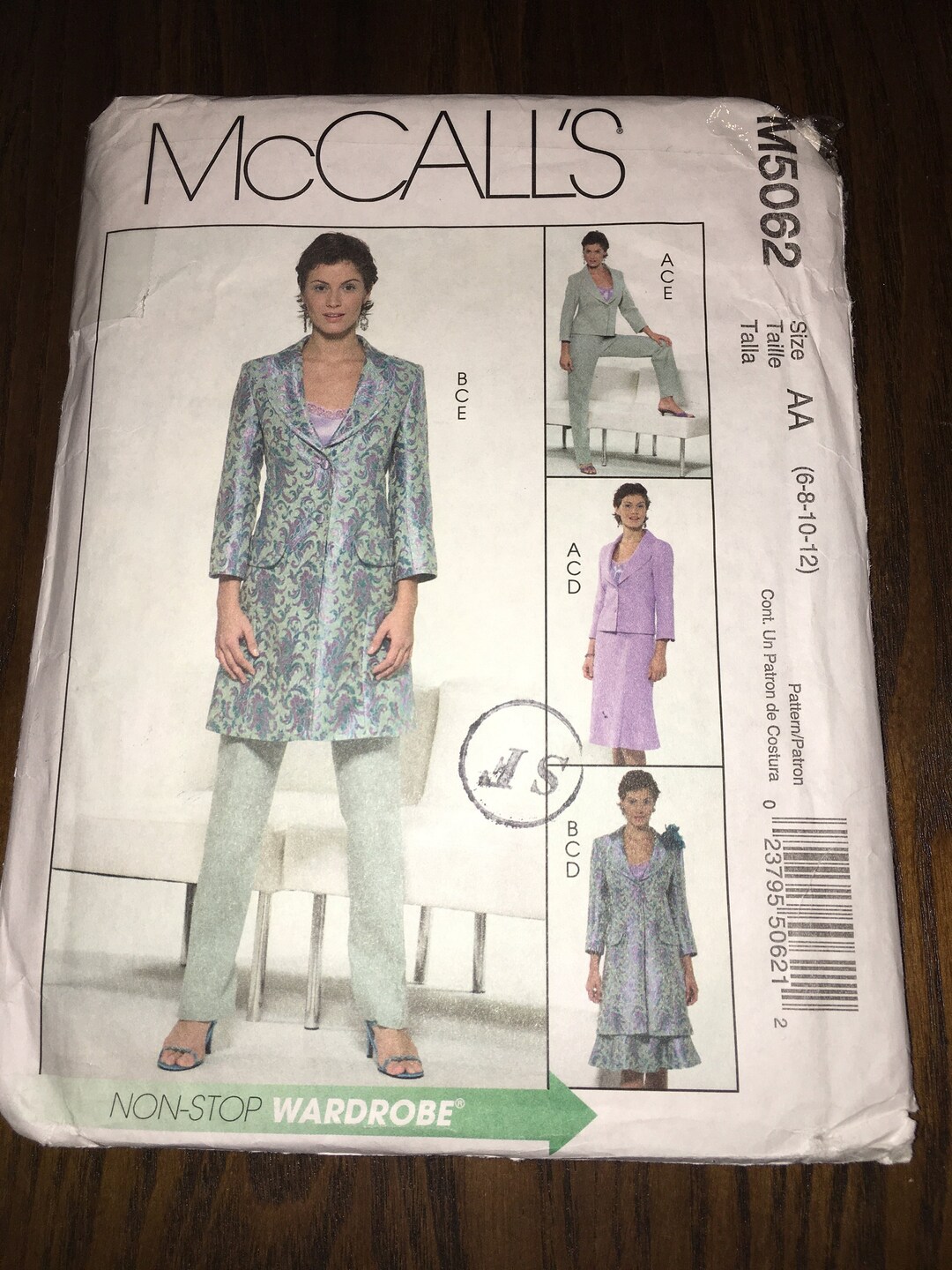 Misses Coordinates Sewing Patterns Mccall's 5062, Simplicity 3631 and ...