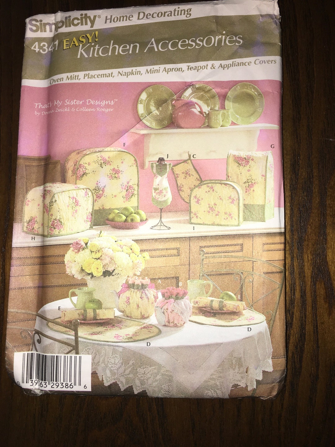 Two Home and Kitchen Accessory Patterns: Simplicity 4341 and Butterick ...
