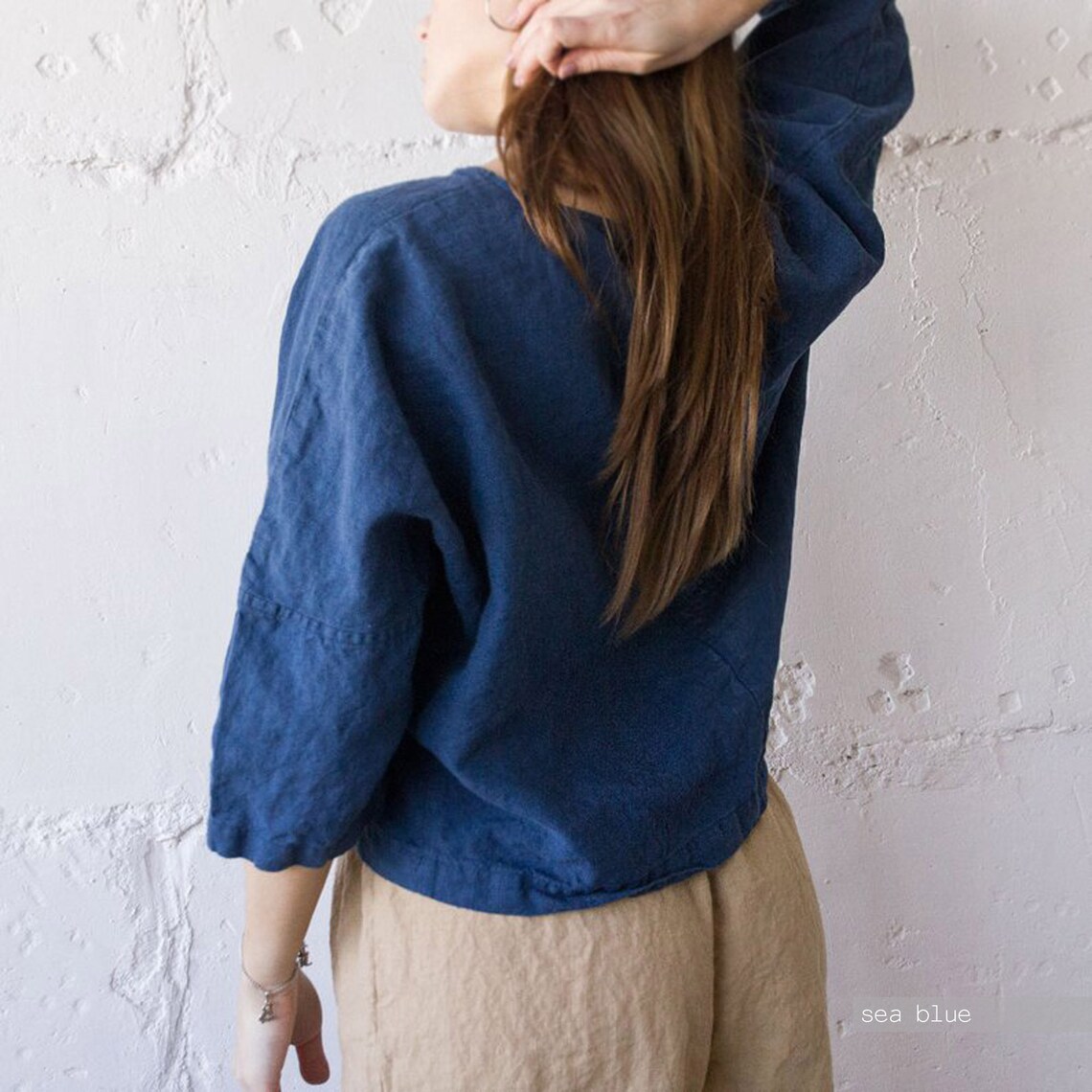 LINEN CROP TOP Linen Tops for Women Linen Tops for Plus - Etsy