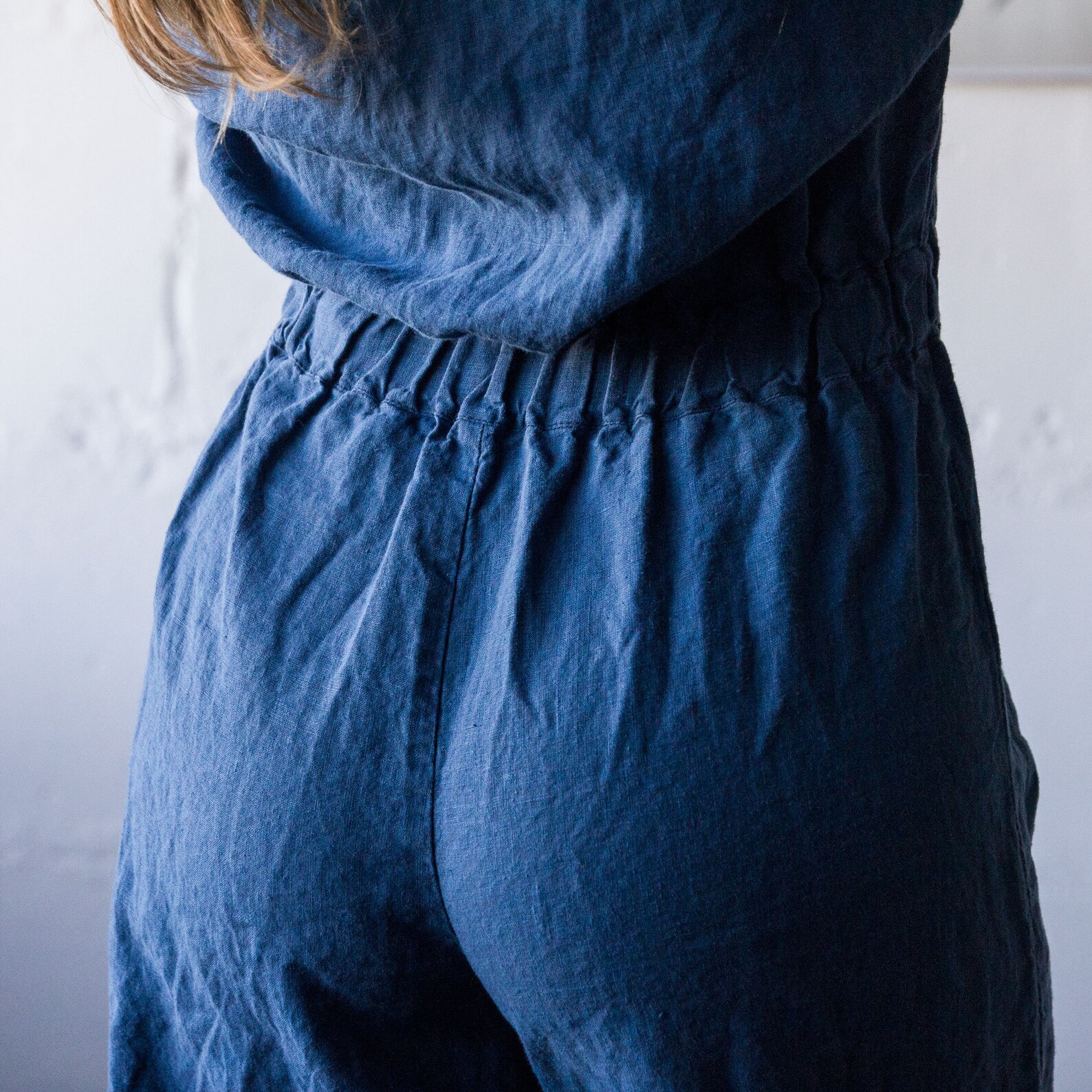 LINEN JUMPSUIT Linen Jumpsuit Women Black Linen Jumpsuit - Etsy