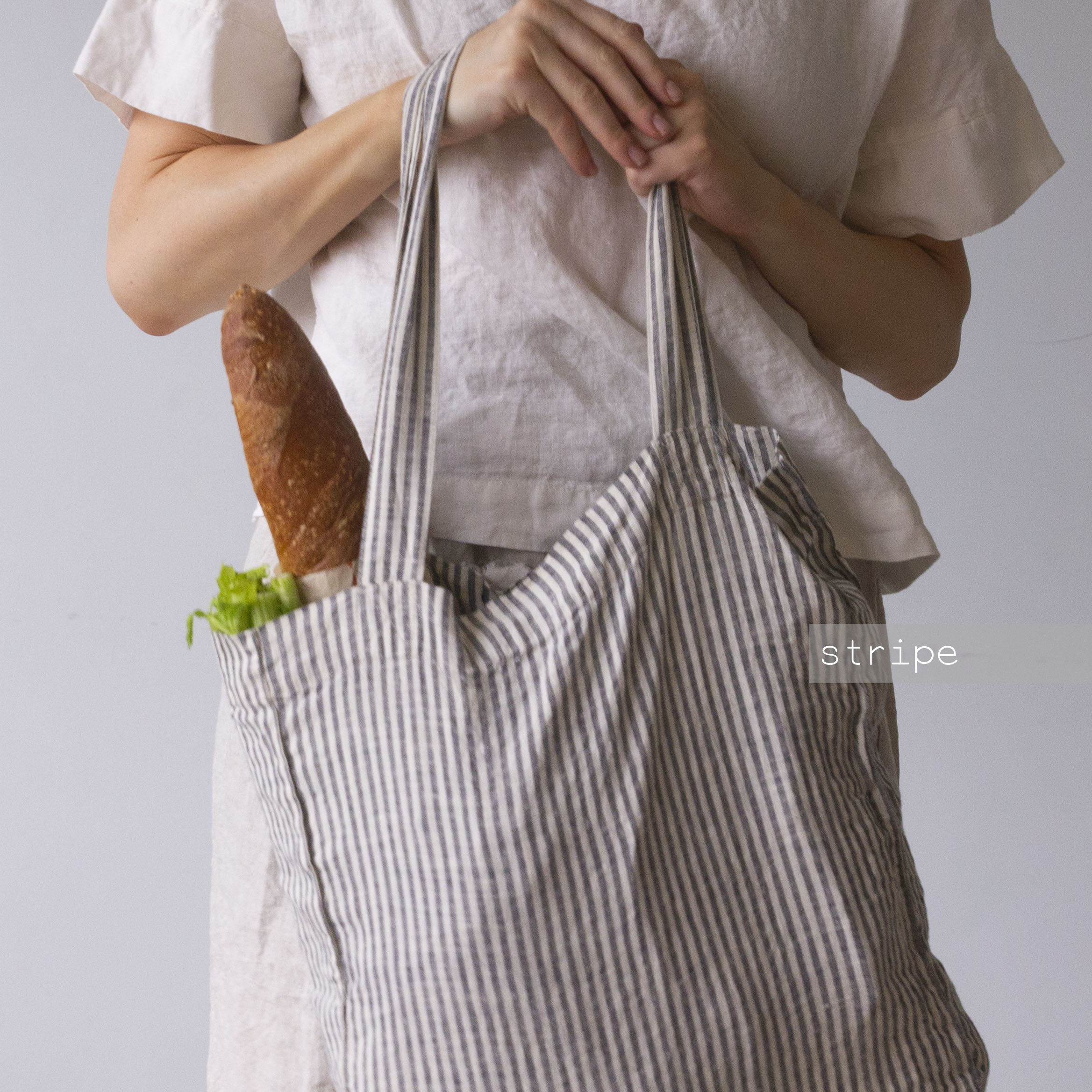 Linen Market Bag Handmade Bag Shopping Bag Gift for a Woman | Etsy