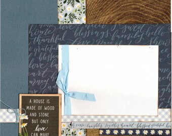 Scrapbook layouts | Etsy