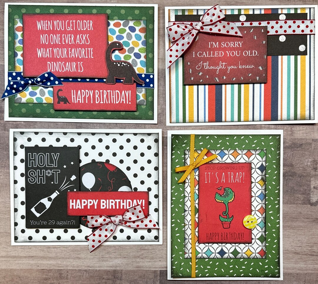 Stop Growing up It's A Trap!,diy Card Kit, Birthday Themed Craft Kit ...