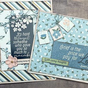 Thinking of You, Sympathy Themed Card Kit 4 Pack General Diy Card Craft ...