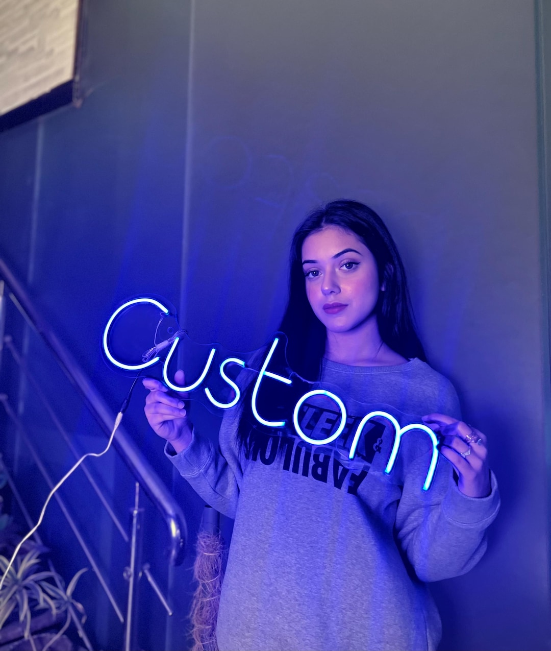 Custom Neon Sign, Personalized LED Name Light, Neon Signs, Custom Text ...