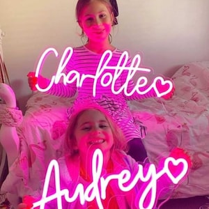 Custom Name Neon Sign for Kids, Neon Sign Bedroom Neon Sign Custom Neon ...