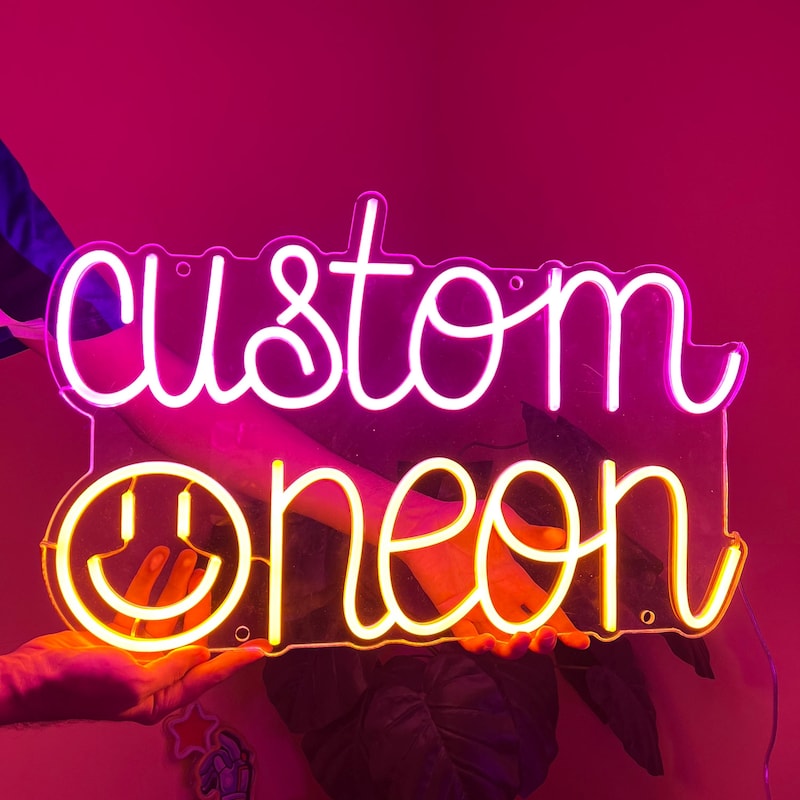 Led Neon Fonts - Etsy