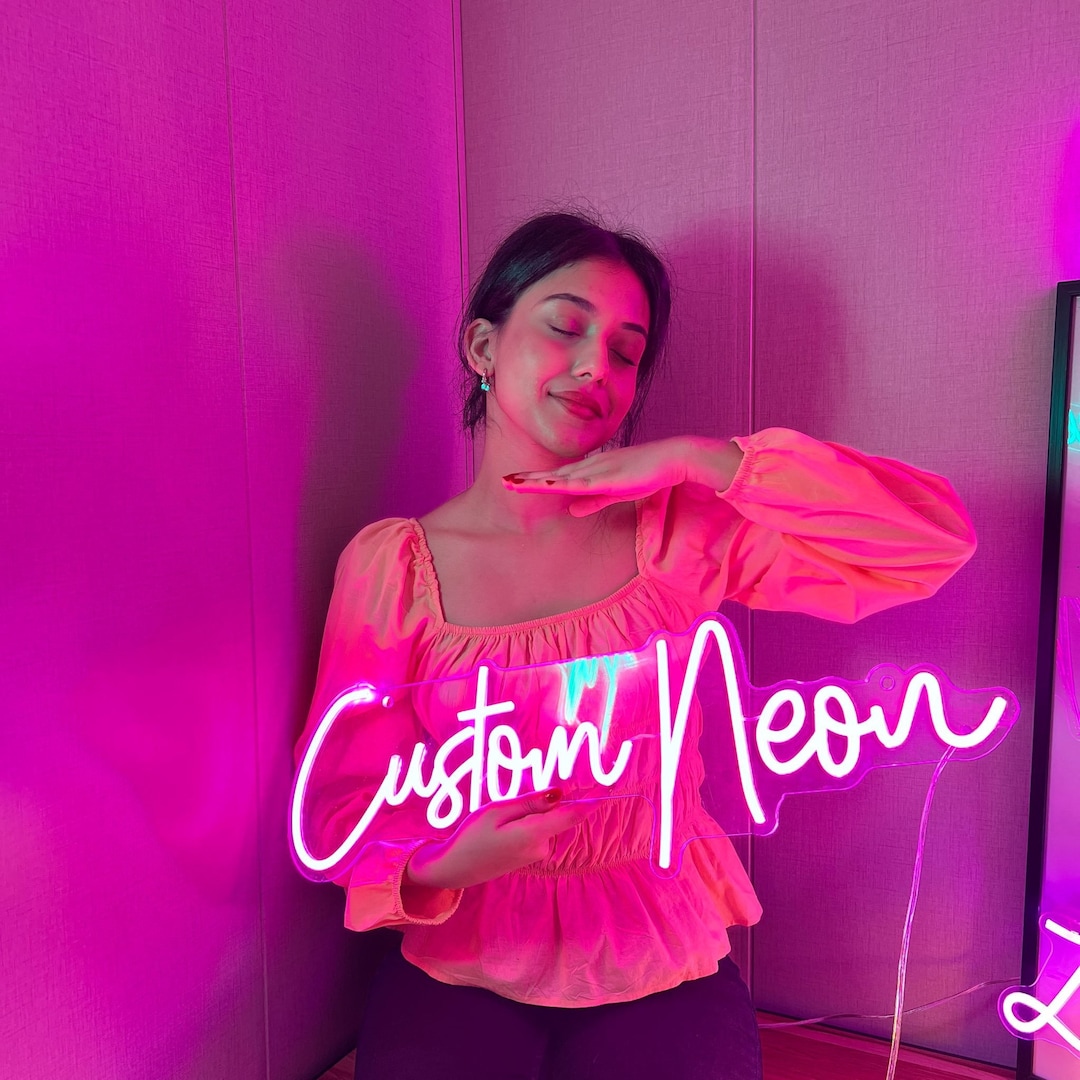 Custom Neon Sign | Wedding Neon Sign | Personalized Names| Name Neon ...