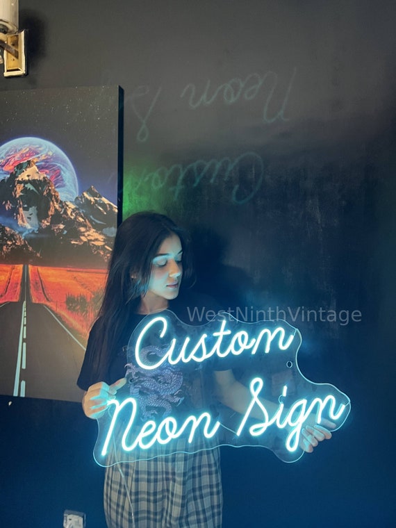 Custom Neon Sign Neon Sign LED Light Neon Sign - Etsy