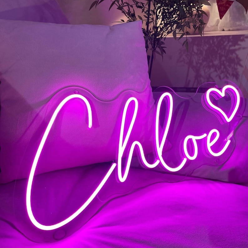 Custom Neon Sign | Kids Neon Sign | Neon LED Light Sign | Name Neon ...