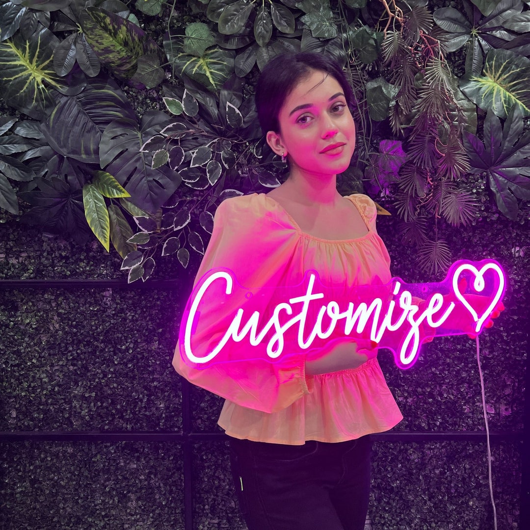 Custom Name Neon Sign, Last Name Neon Sign, LED Light, Personalized ...