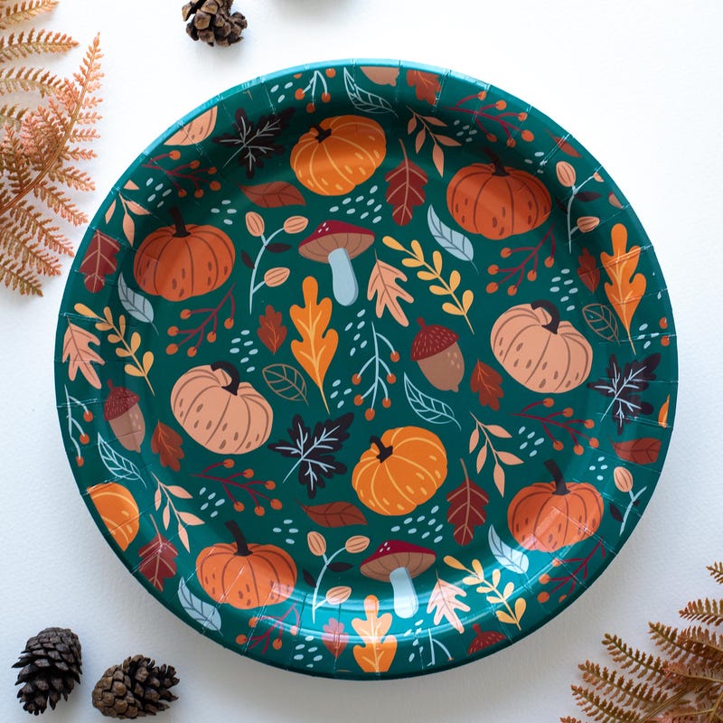 Fall Dinner Plates - Etsy