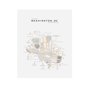 DC Map Print - Etsy