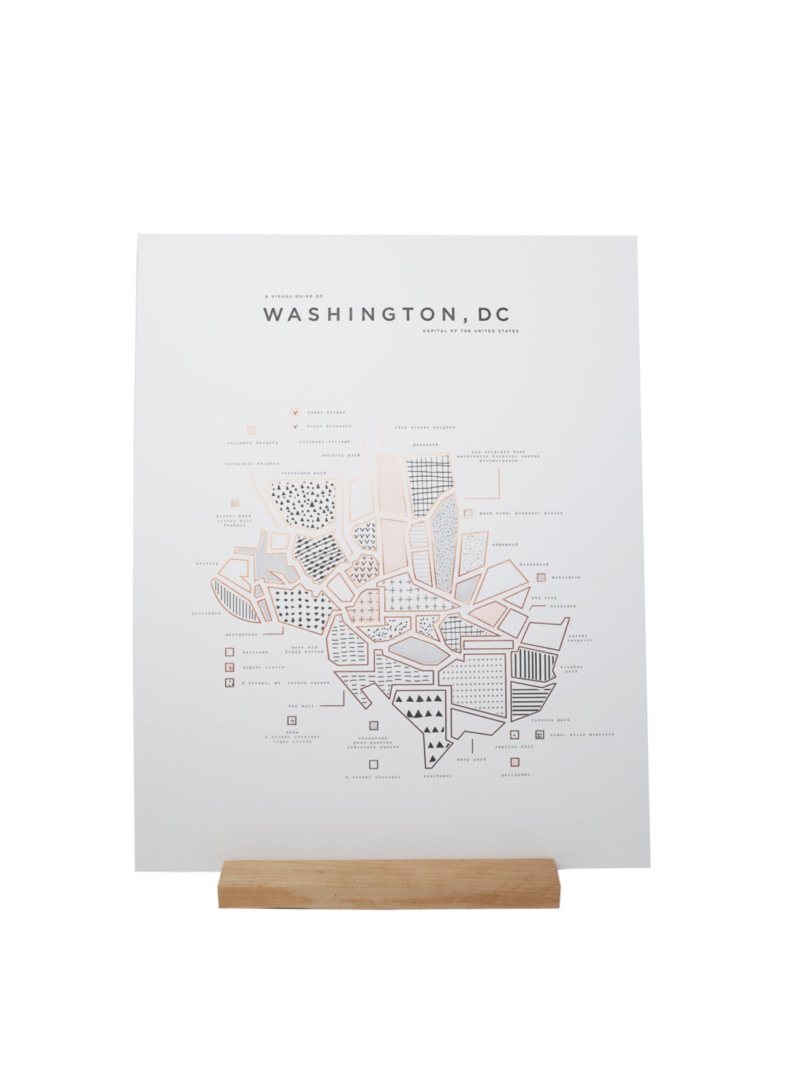DC Map Print - Etsy