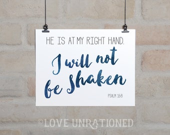 Scripture Printable Bible Verse Poster Christian Print | Etsy