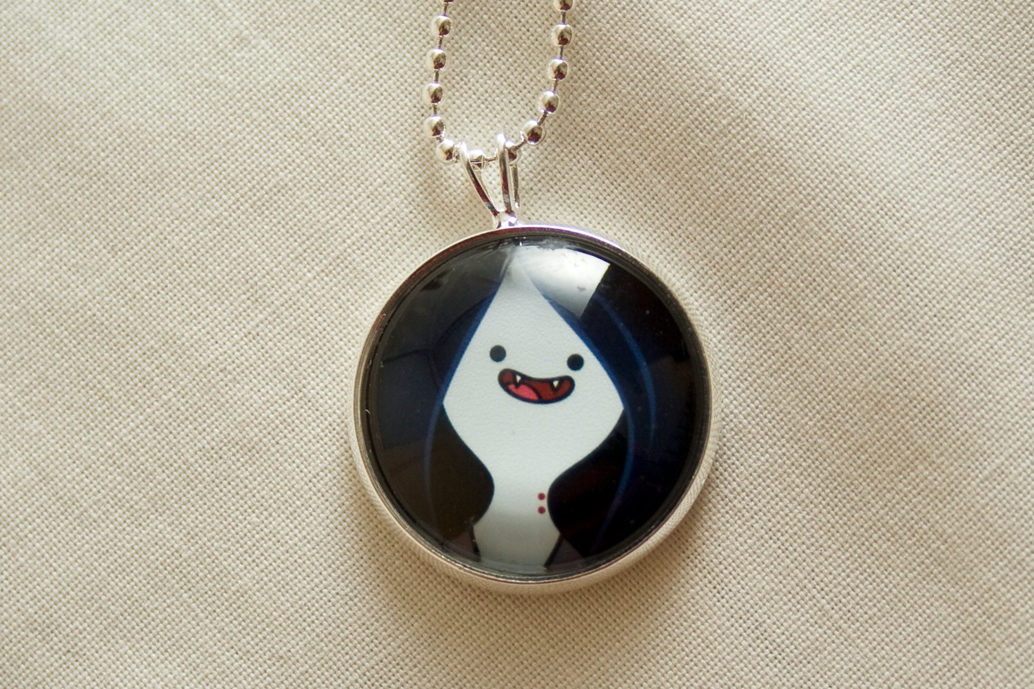 Adventure Time Marceline / Round Silver Pendant / 20mm Image / Special ...
