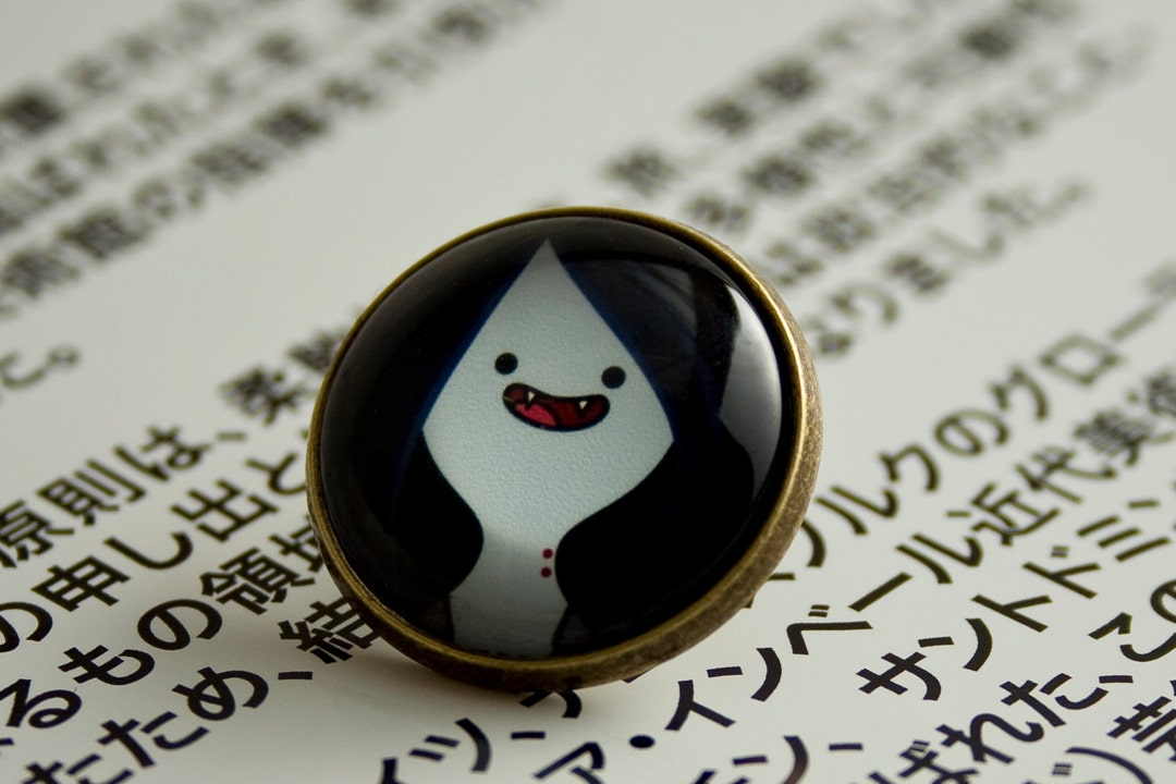 Adventure Time Marceline/ Round Pin 20 Mm/ Special for Adventure Time ...