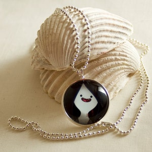 Adventure Time Marceline / Round Silver Pendant / 20mm Image / Special ...