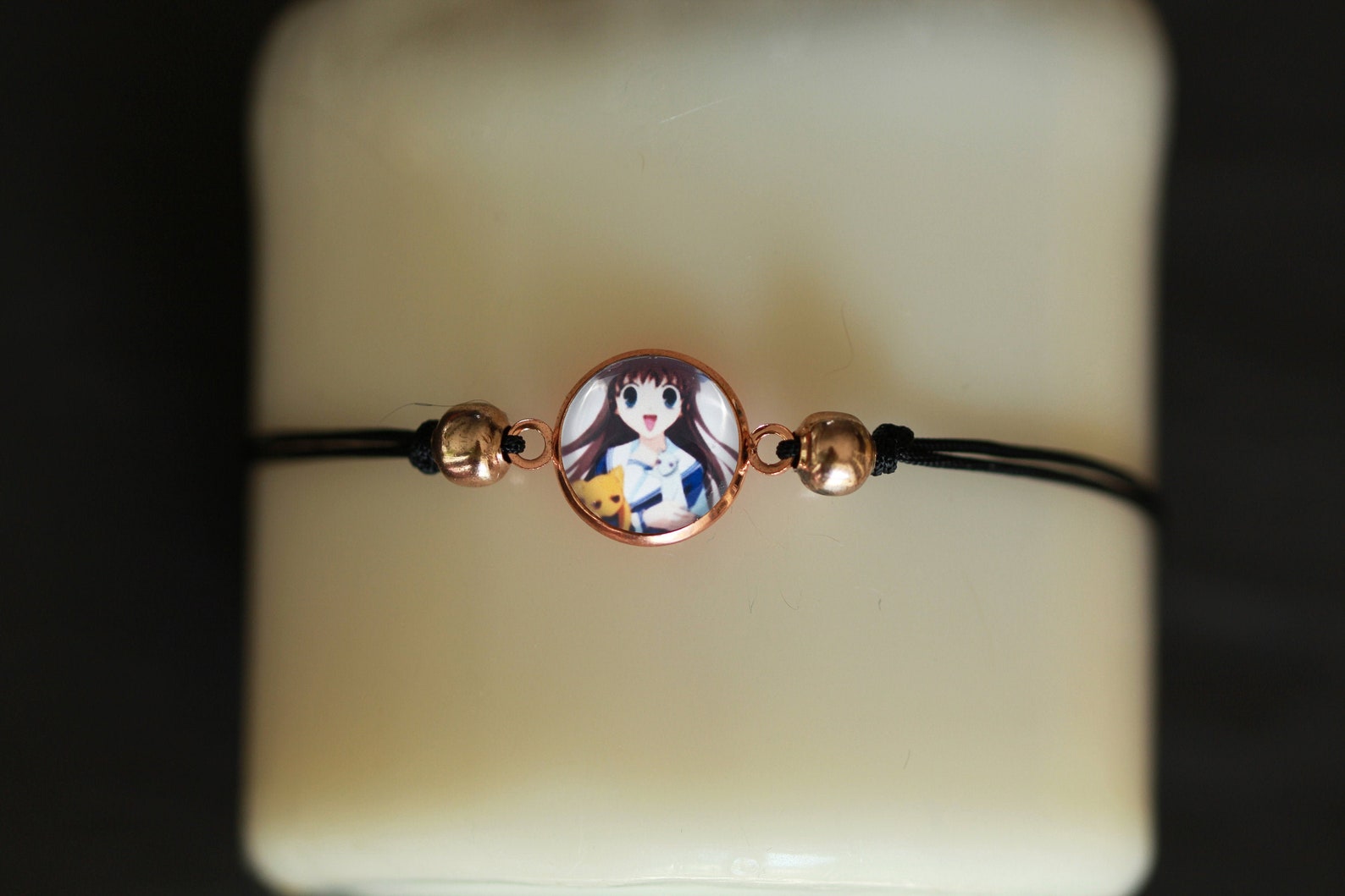 Fruits Basket /characters / Black String Adjustable Bracelet - Etsy