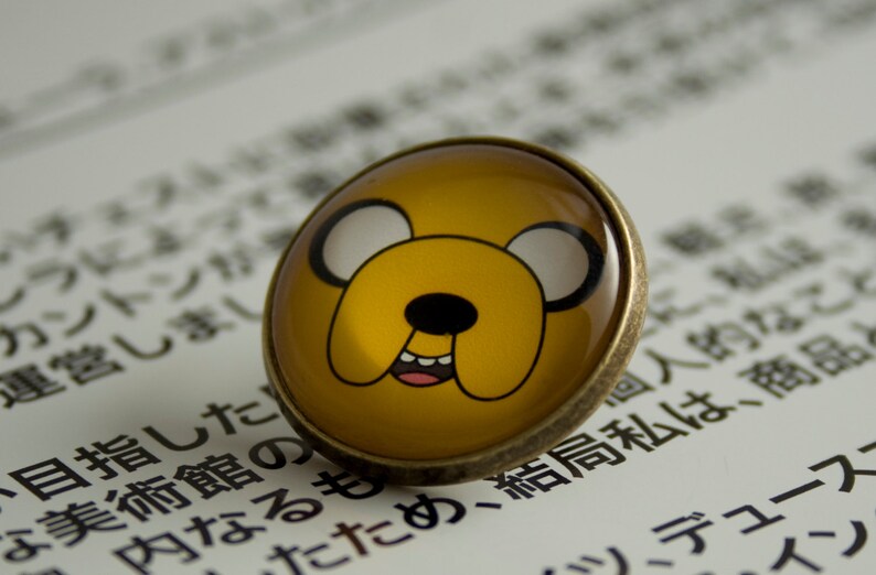 Adventure Time Jake / Round Pin 20 Mm/ Special for Adventure Time ...