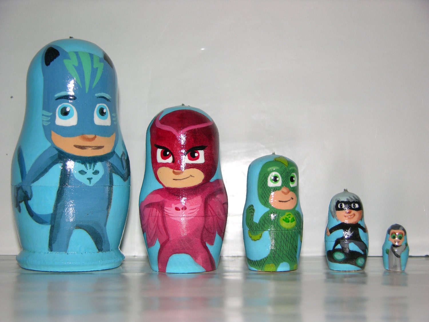 PJ Masks nesting doll | Etsy