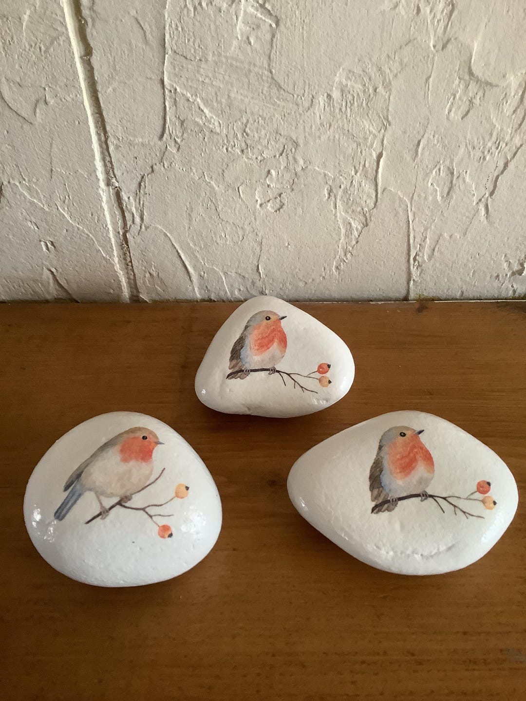 Robin Bird Memorial Stone Pebble Pocket Rock Keepsake Gift - Etsy UK