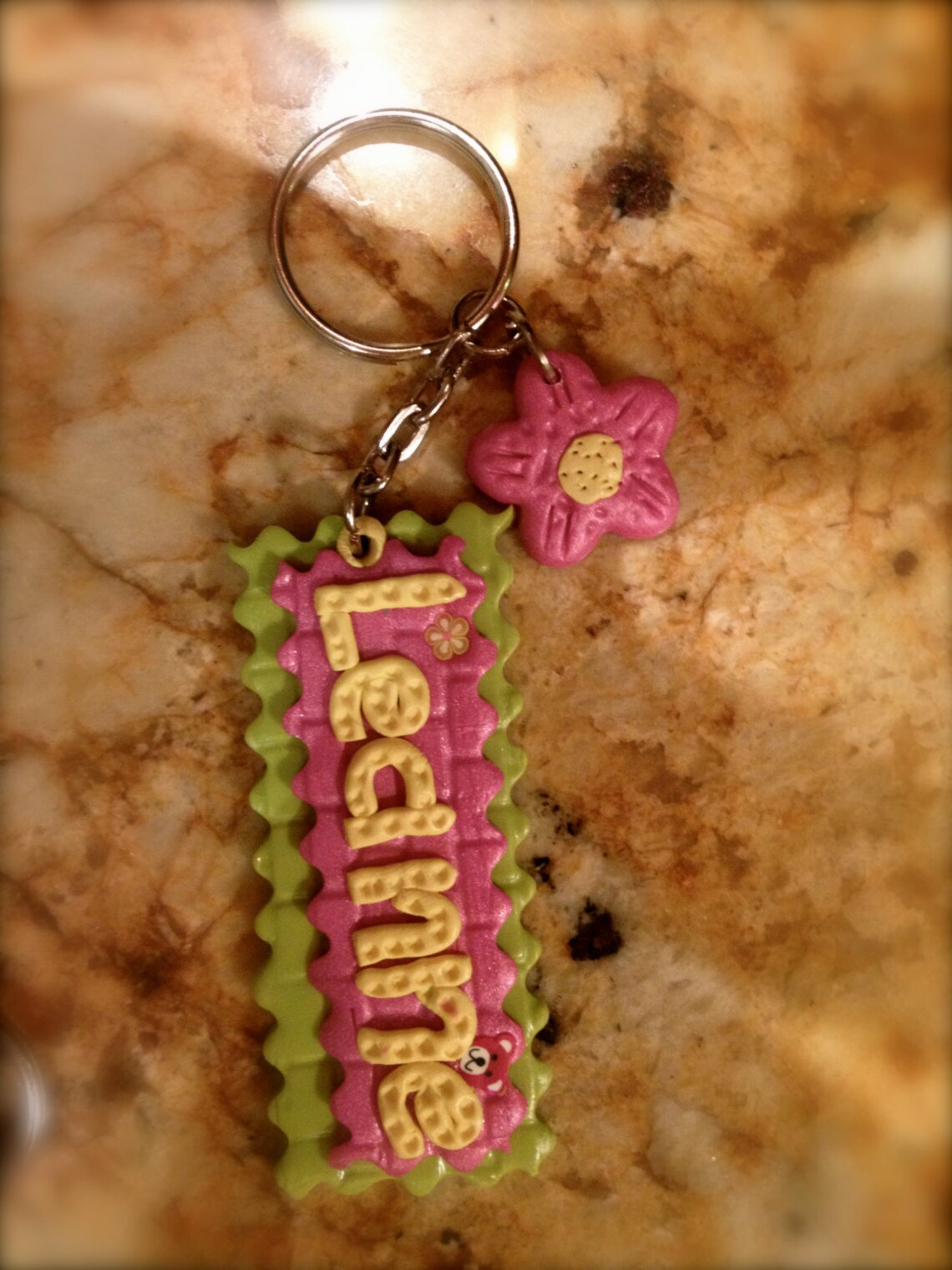 Personalized Keychain Personalized Kids Polymer Clay - Etsy