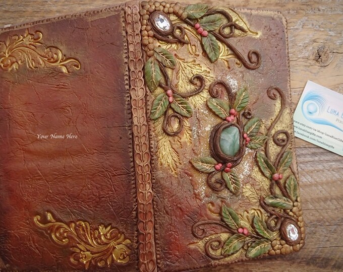 Personalized Crystal Journal, Custom Diary, Engraved Blank Book, A5 ...