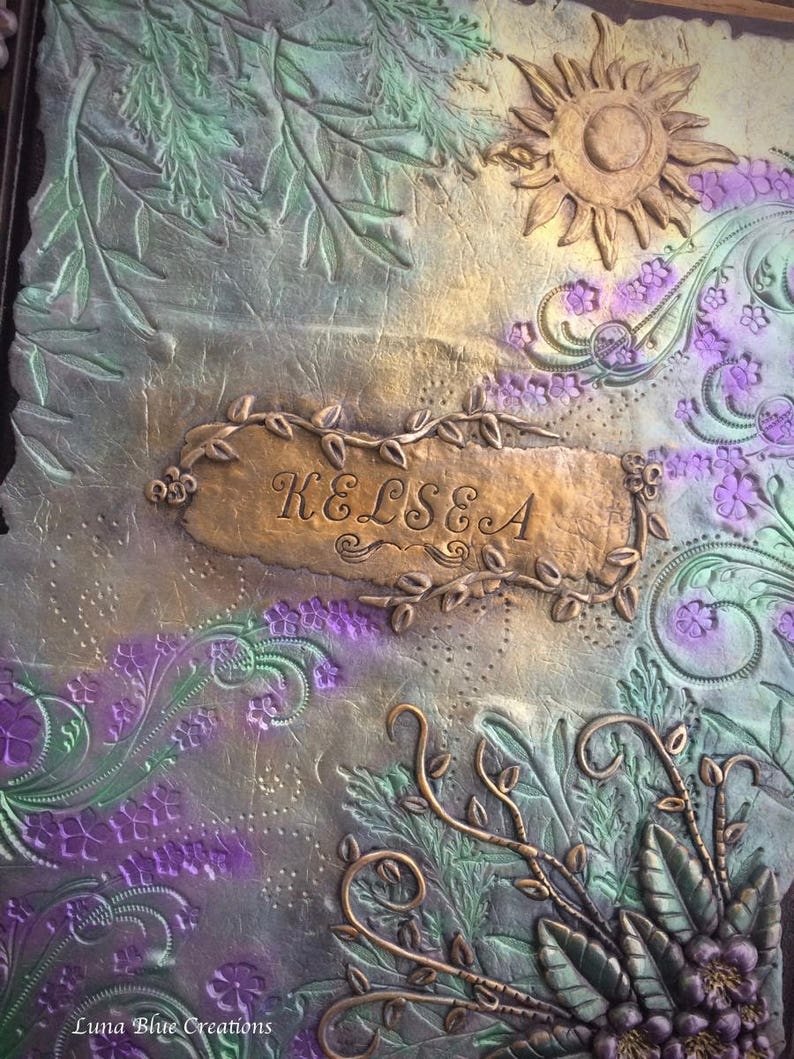 Personalized Sun & Moon Journal Custom Sketchbook Polymer | Etsy