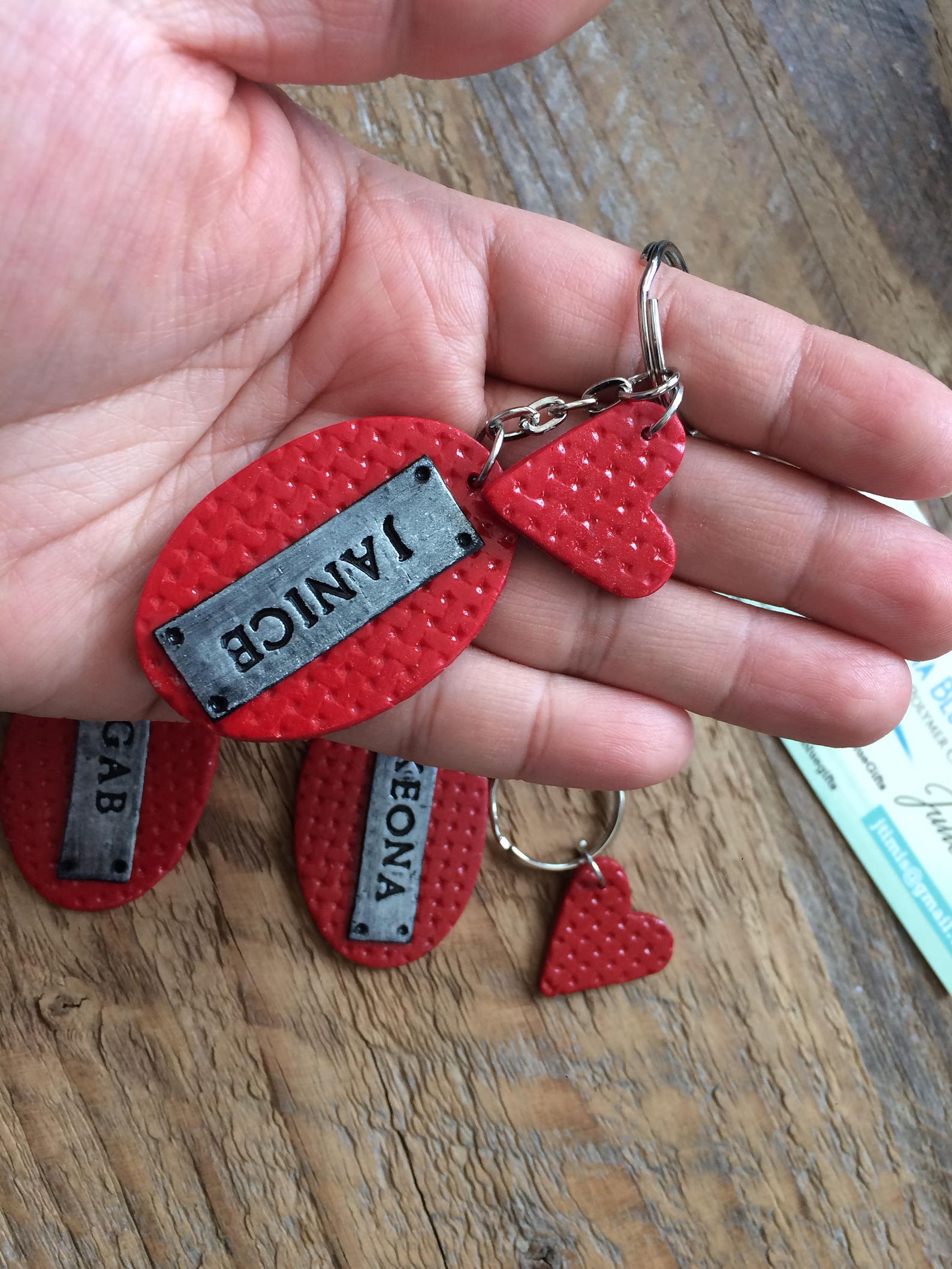 Set of 4 Personalized Kids Keychain Customized Keychain - Etsy