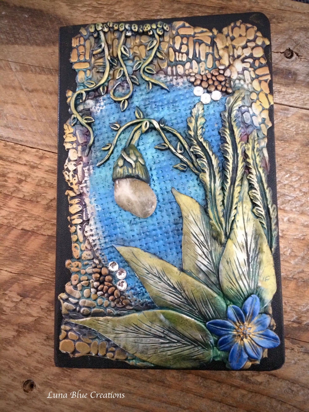 Journal with Healing Stones Spell Book Customized Journal | Etsy