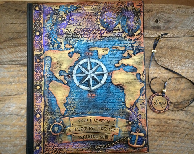 Personalize Travel Journal, Travel Map Sketchbook, Travel Diary ...