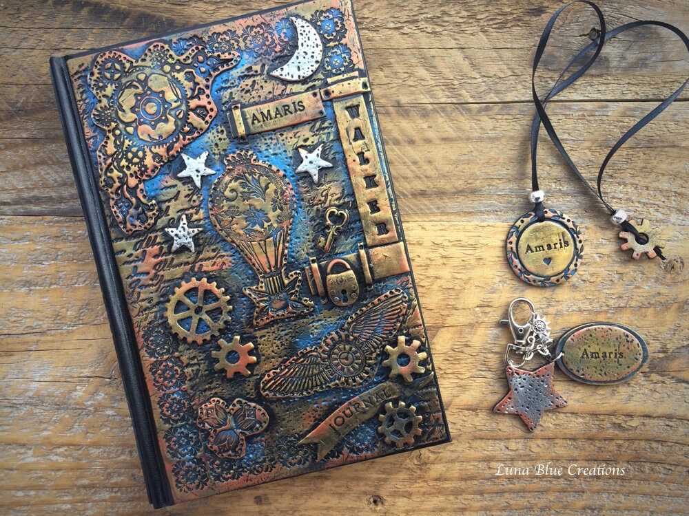 Personalized Journal Steampunk Travel Diary Customized - Etsy