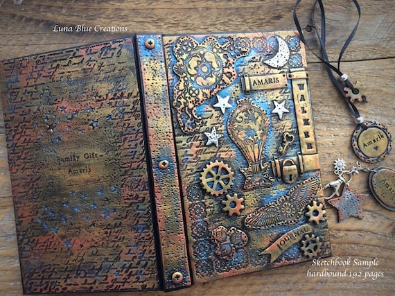 Personalized Journal Steampunk Travel Diary Customized - Etsy