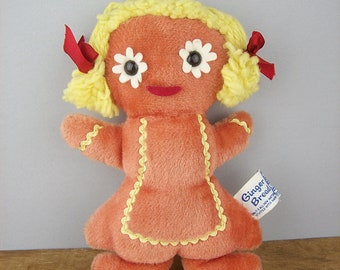 Plush Gingerbread Girl | Etsy