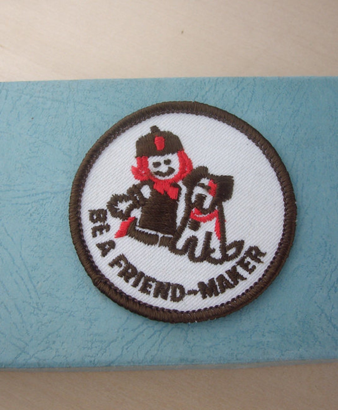 Vintage Brownie Friend Patch New Old Stock 1980s, Brownie Scouts Emblem ...
