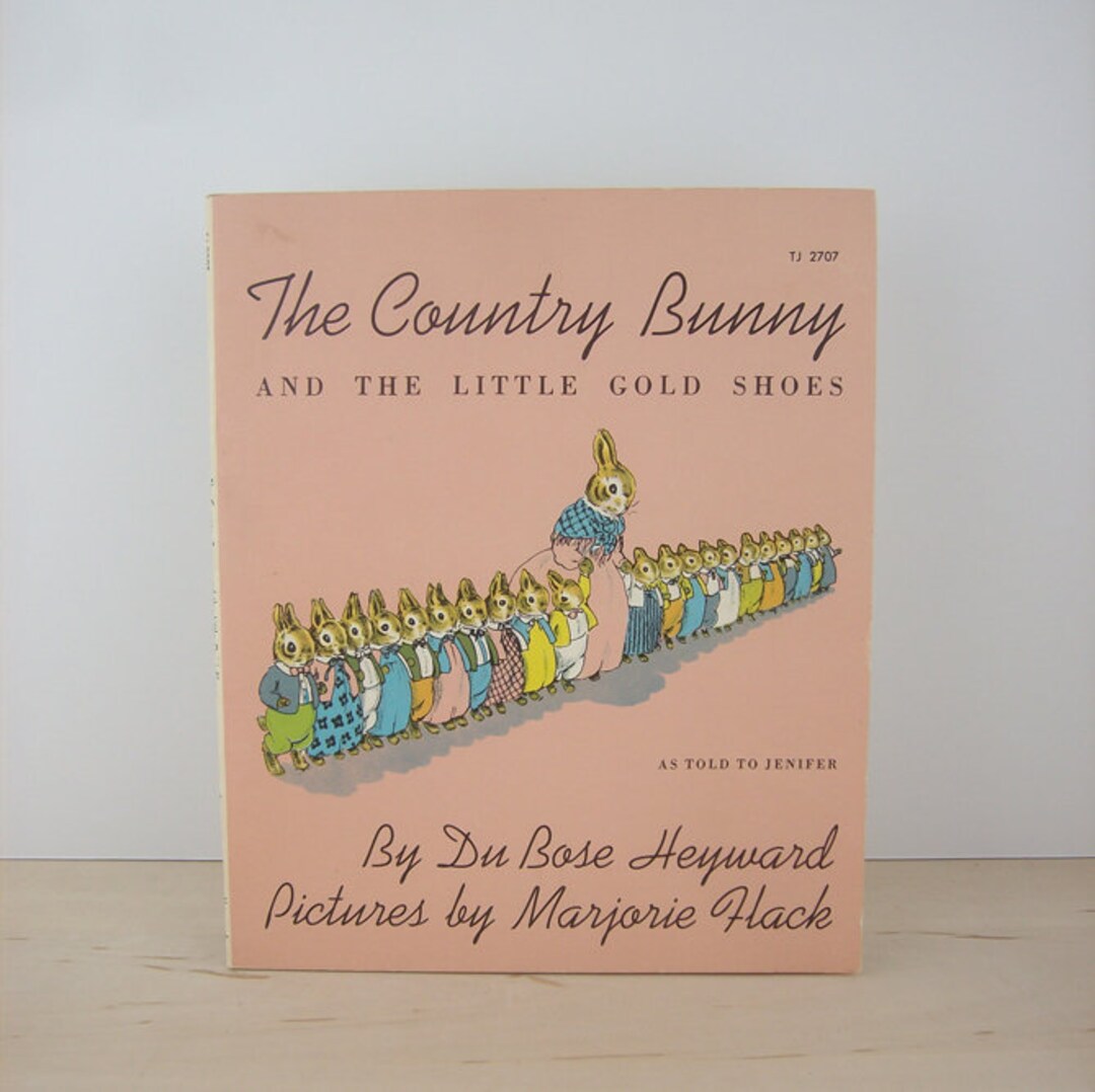 Vintage 1930s Children's Book the Country Bunny and the Little Gold ...