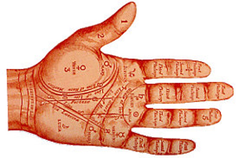 Palmistry Divination by Digital File - Etsy