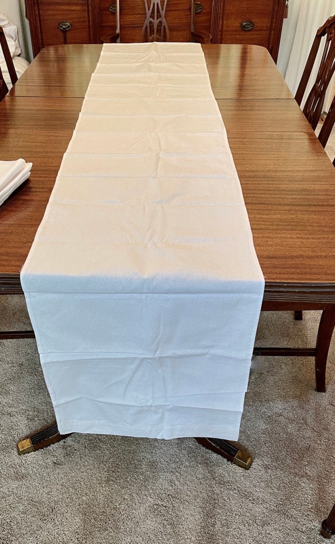 Beautiful Natural 100% Irish Linen Table Runners Wedding Home Event ...