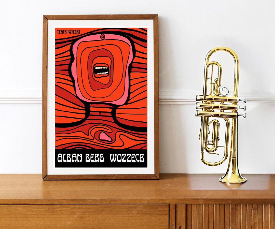 Reprint of the Vintage 1925 Opera Poster for Alban Berg Wozzeck - Etsy