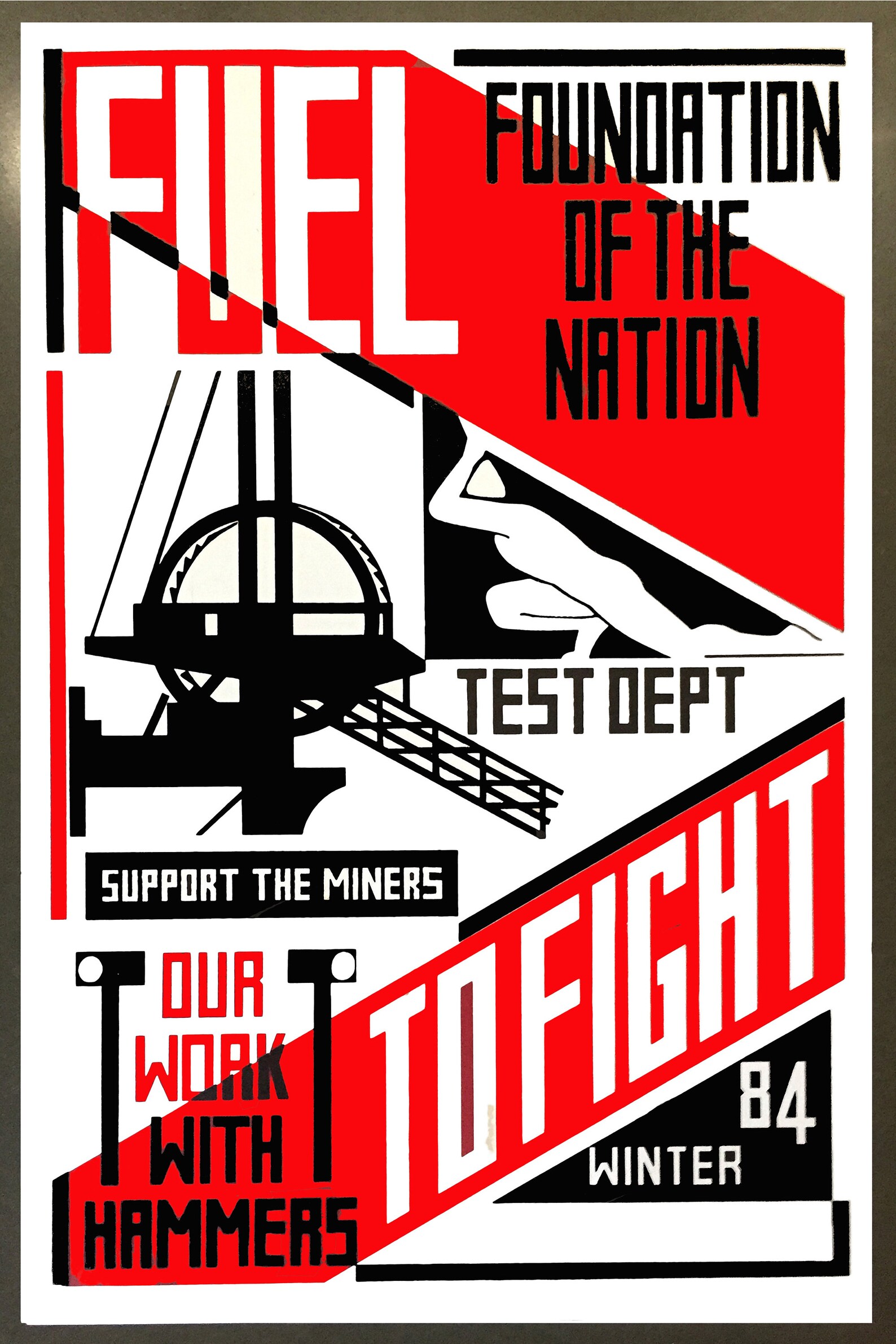 Reprint of a British 1984 Miners Strike Poster - Etsy