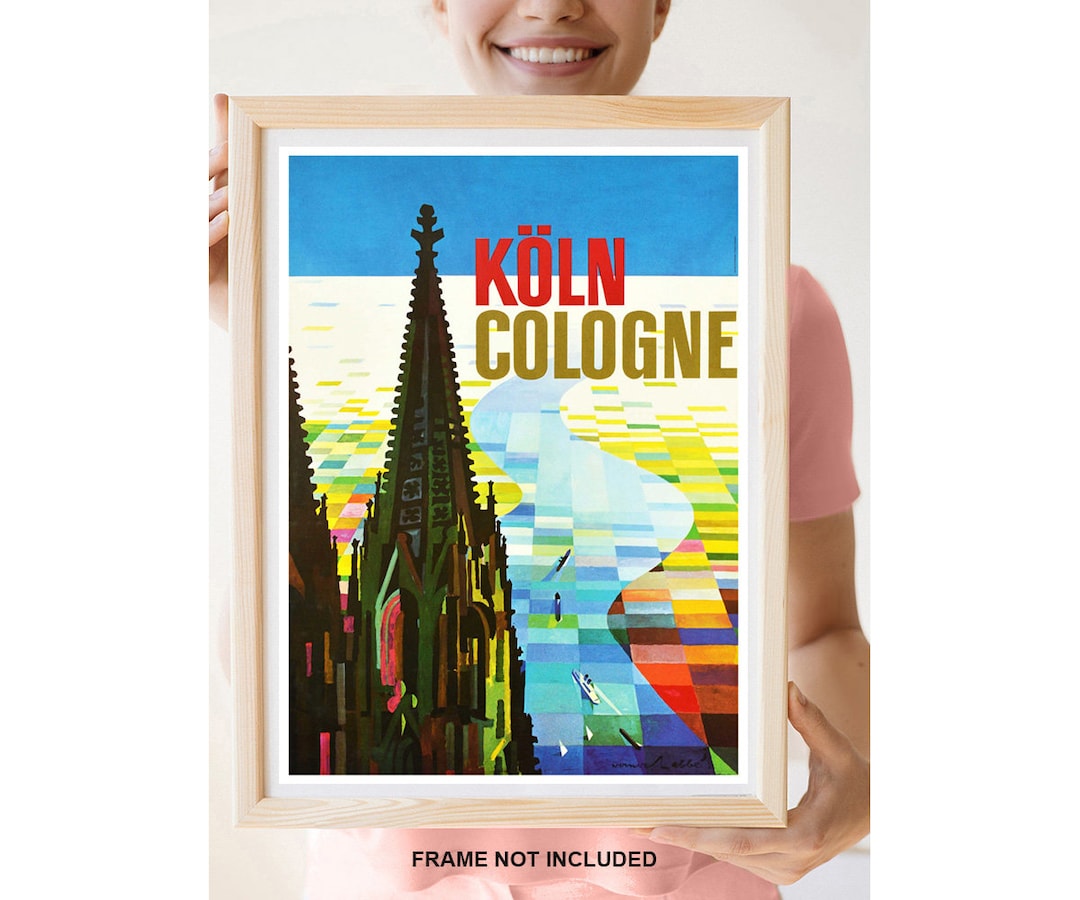 Reprint of a Vintage Travel Poster to Koln (cologne) - Etsy