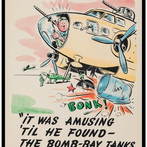 Reprint of a WWII Health and Safety Poster - "casualty Mechanic" B17 ...