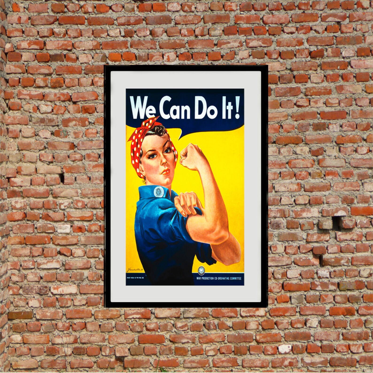 REprint of the WW2 Poster We Can Do It | Etsy