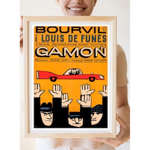 Reprint of the Vintage 1965 French Movie Poster - Gamon - Etsy