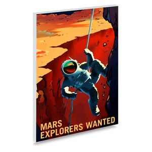 Reprint of a NASA Recruitment Poster - "mars Explorers Wanted" - Etsy