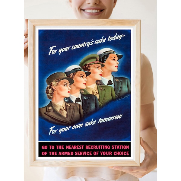 Military Women Posters - Etsy