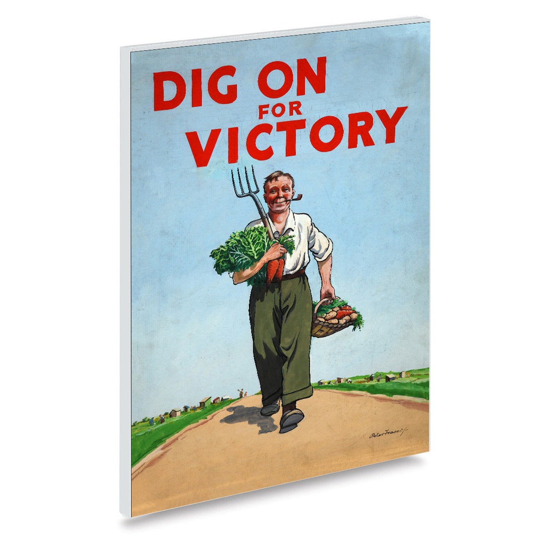 Reprint of the WW2 Poster dig on for Victory | Etsy